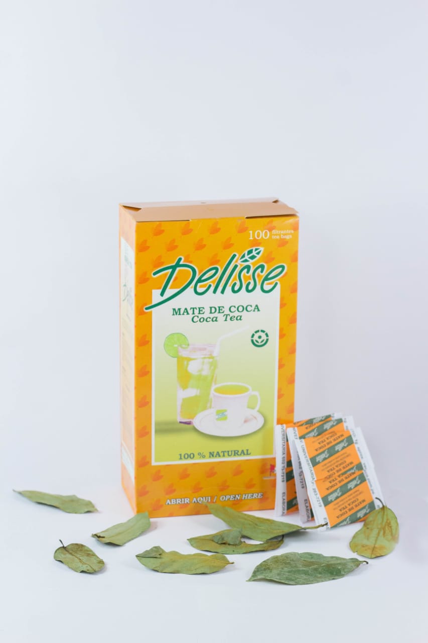 Delisse Coca Energy Tea | Powder to prepare Coca Tea · 1 Box 100 bags